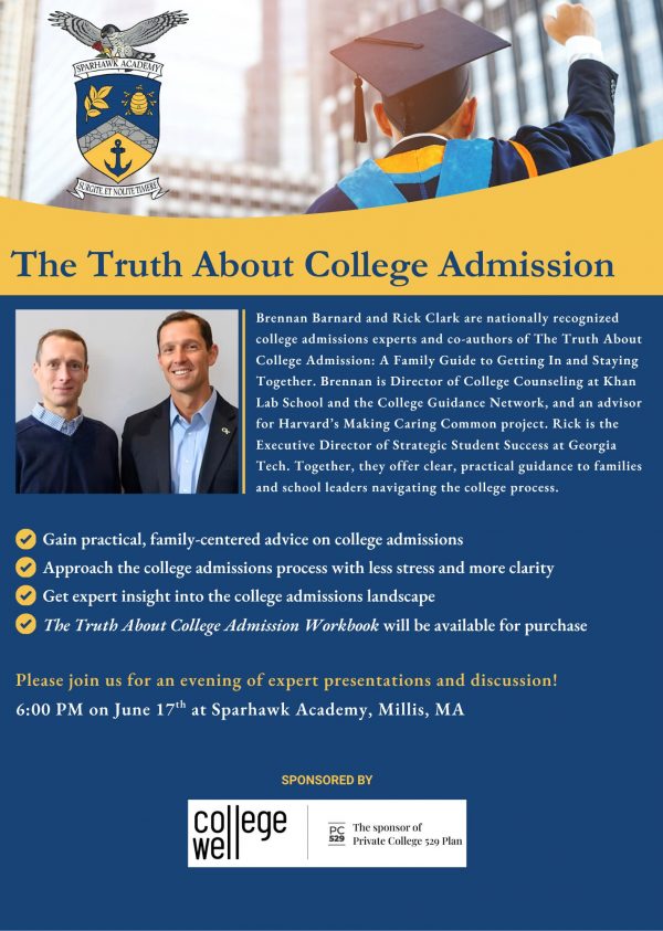 The Truth About College Admission | Brennan Barnard & Rick Clark ...